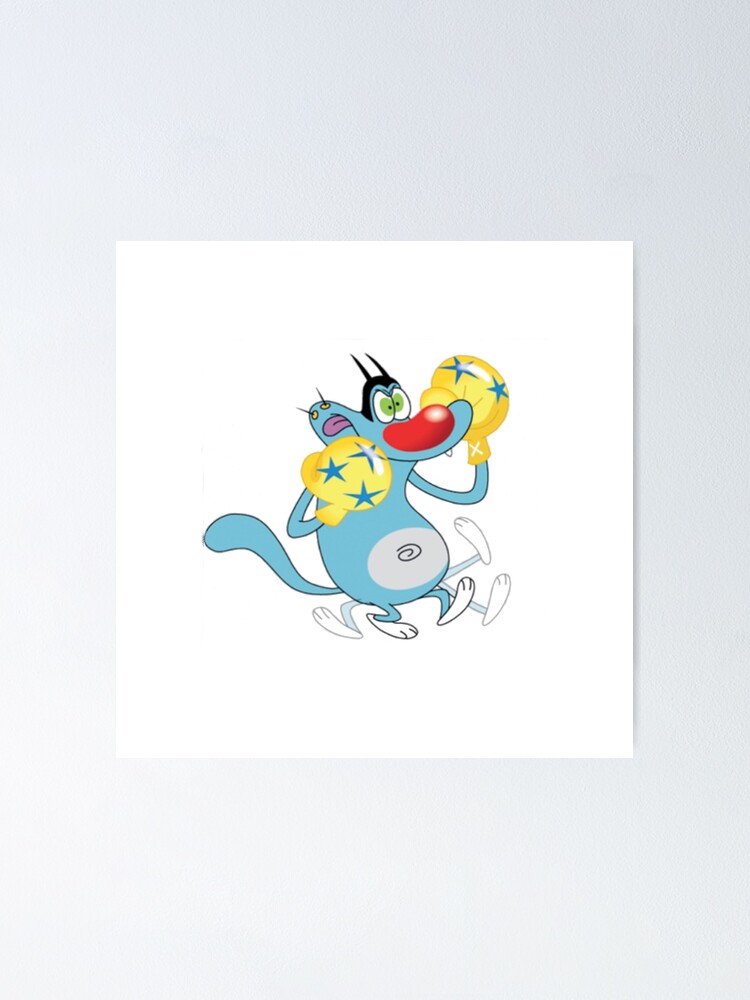 "Oggy and the Cockroaches" Poster for Sale by saaddanger | Redbubble