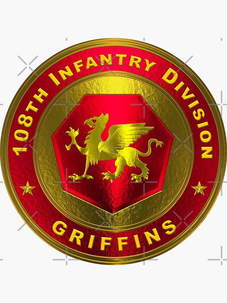 "108th Infantry Division" Sticker by SoldierAlways | Redbubble