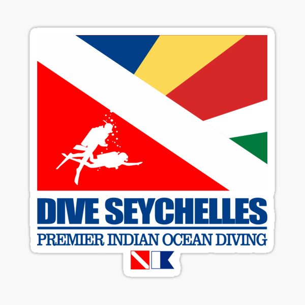 "Seychelles (DF)" Sticker by curranmorgan | Redbubble