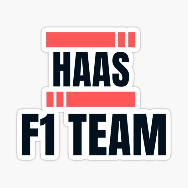 "Haas F1 Team | Graphic Design" Sticker by HealthShop1 | Redbubble