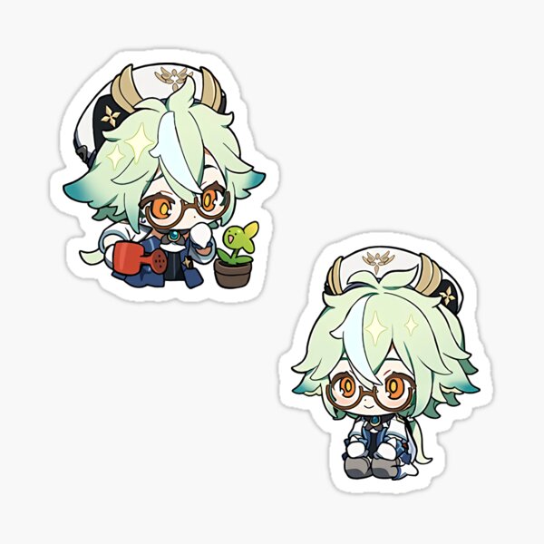 "Sucrose 2nd Genshin Impact Chibi Stickers Set" Sticker for Sale by ...