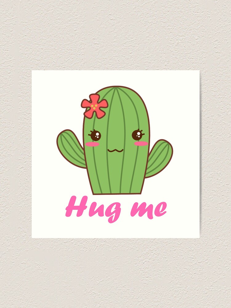 "Hug me (cactus)" Art Print for Sale by dolcevita93 | Redbubble