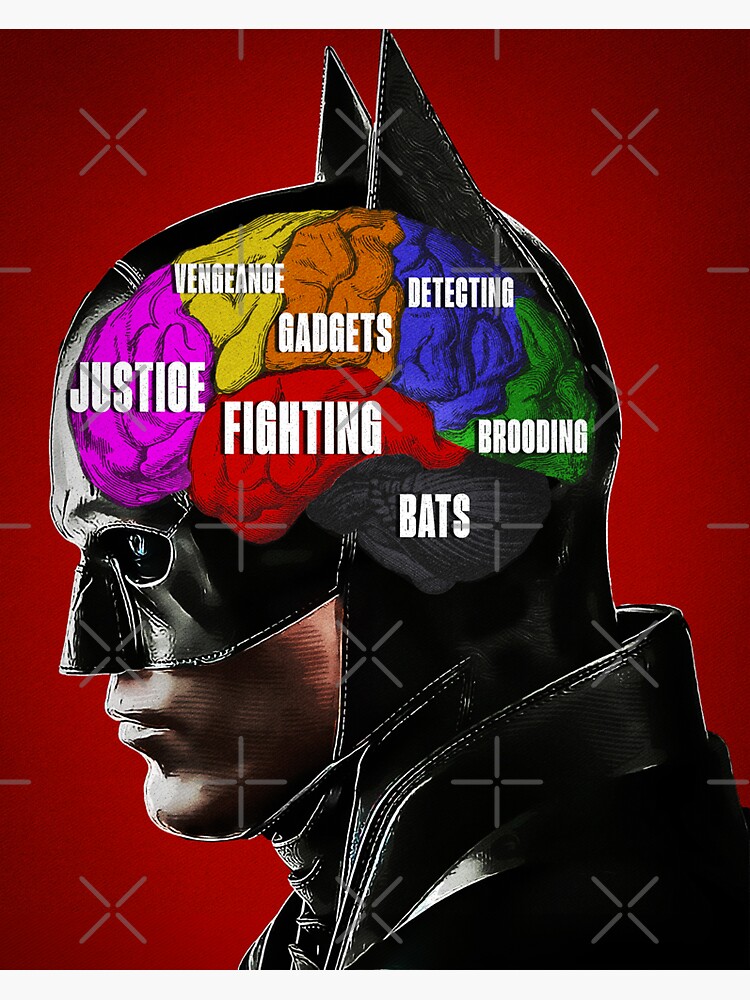 "Bat Brain" Sticker for Sale by CreativeSpero | Redbubble