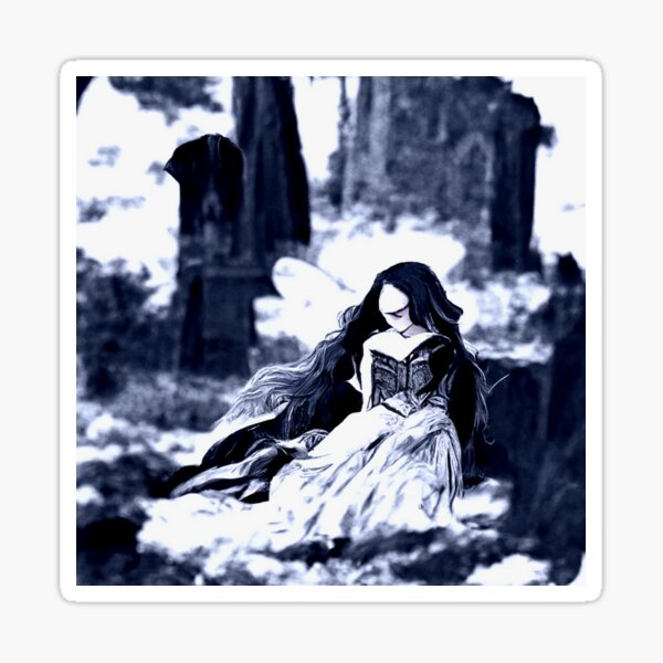 "Edgar Allen Poe, The Raven, Lenore" Sticker by keithreynolds | Redbubble