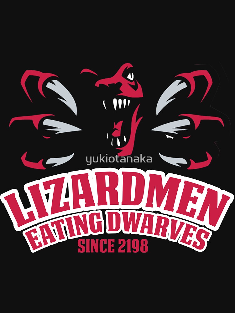 "Lizardmen" T-shirt for Sale by yukiotanaka | Redbubble | bloodbowl t ...