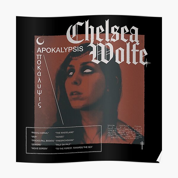 "Chelsea Wolfe Apokalypsis" Poster for Sale by metalprints | Redbubble