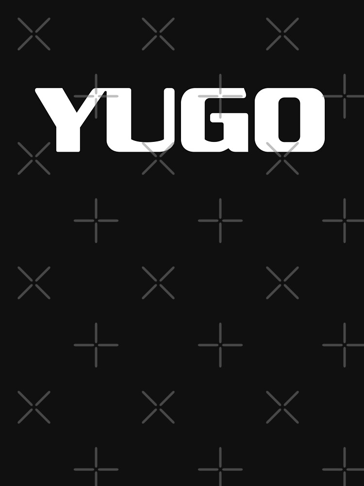 "YUGO Vintage Car Logo - White" T-shirt for Sale by DirtySanchai ...