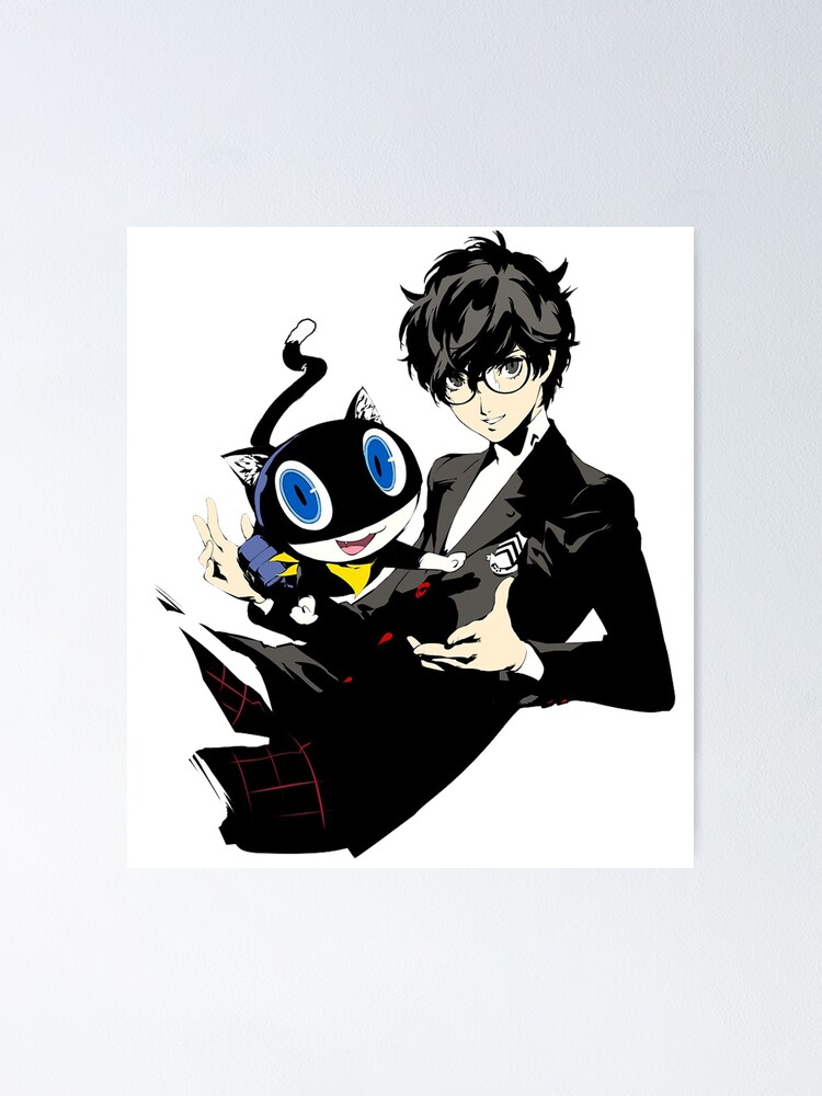 "Persona 5 Morgana - Sticker" Poster for Sale by Ammarattshop | Redbubble