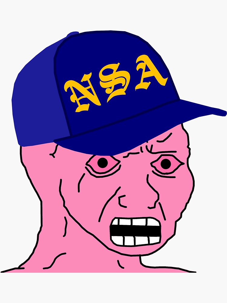 "Screaming NSA Wojak " Sticker for Sale by MumboWumbo | Redbubble