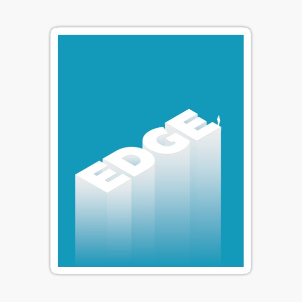 "EDGE" Sticker by forall616 | Redbubble