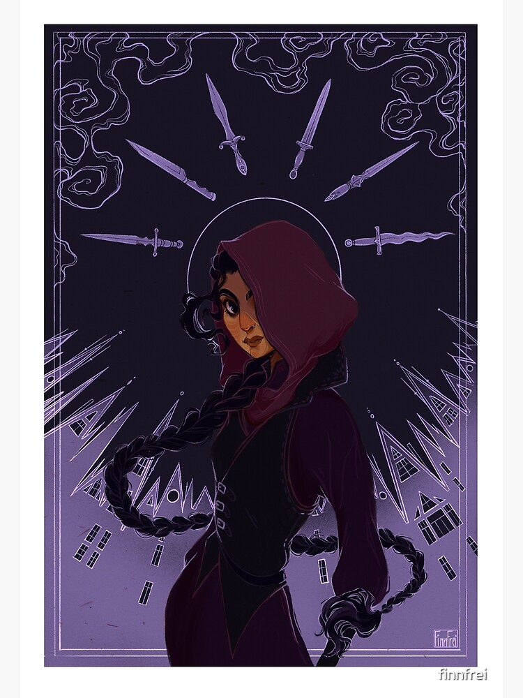 "Inej Ghafa – The Wraith" Poster for Sale by finnfrei | Redbubble