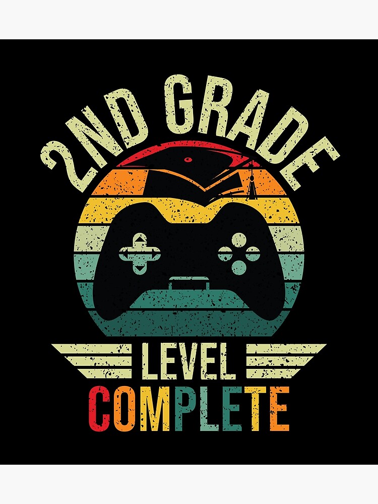 "2nd Grade Graduation Level Complete Video Games Teen Boys" Poster for ...