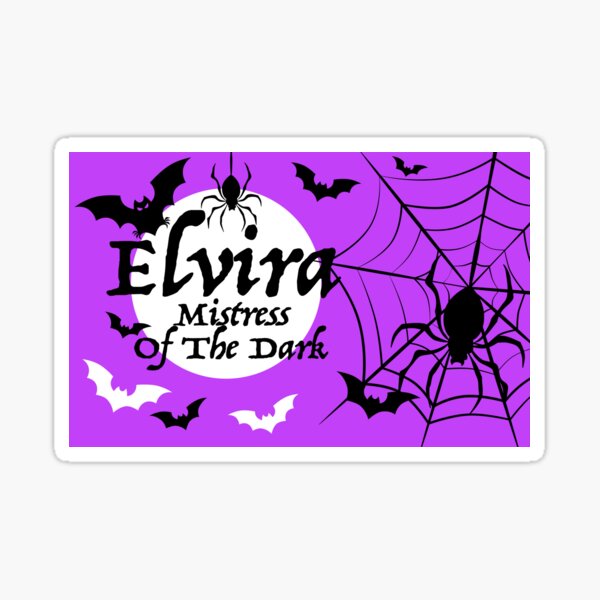 "Elvira, Mistress Of The Dark," Sticker by Henrylizarraga | Redbubble