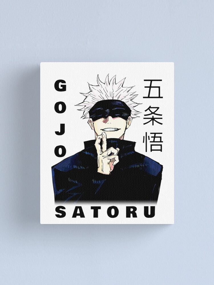 Lienzo «Satoru Gojo Hand Sign, Jujutsu Kaisen, Anime japonés, JJK, Gojo ...
