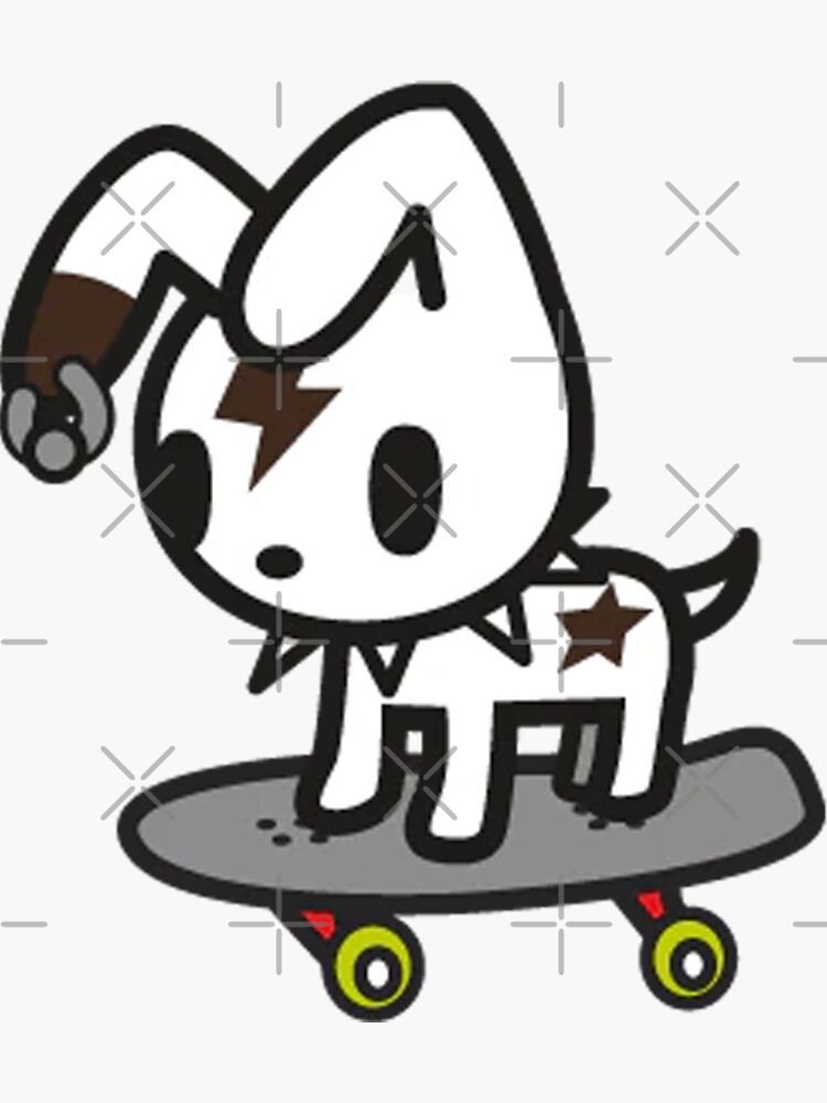 "PUNKSTAR tokidoki" Sticker by MOKUMESH | Redbubble