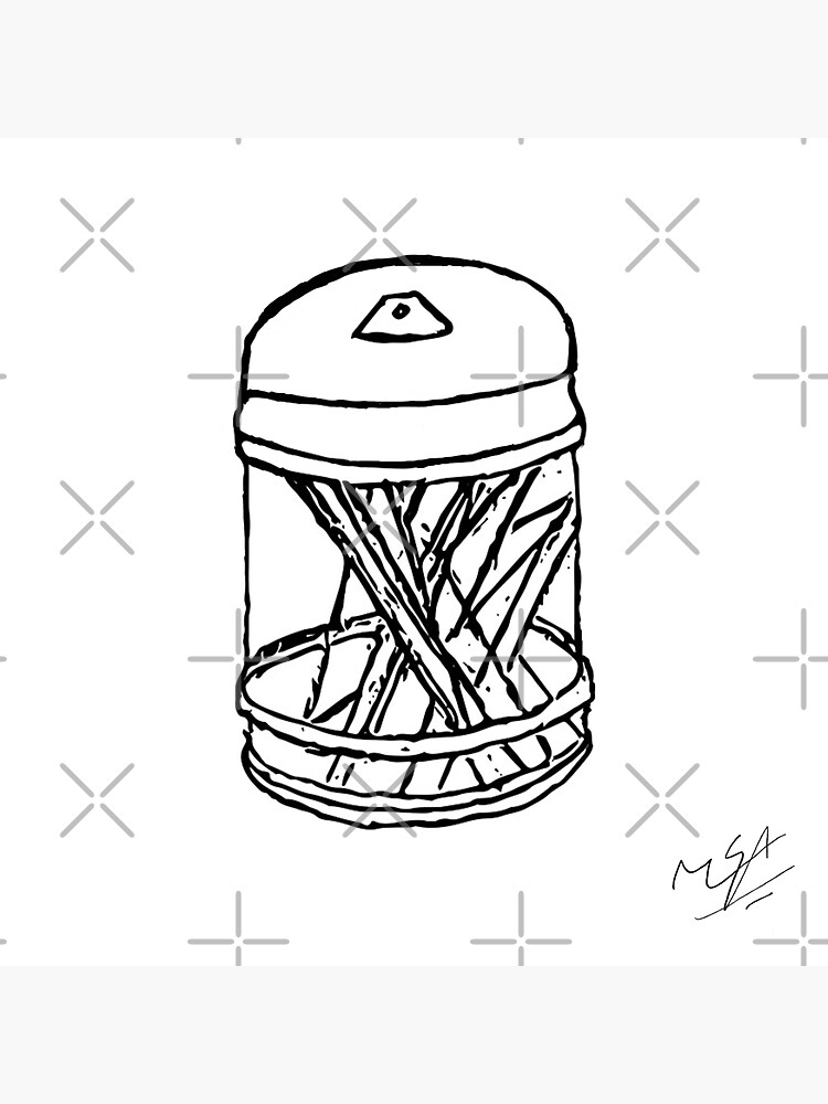 "Toothpick Dispenser (Sketch)" Sticker by ArtSurvivalLife | Redbubble