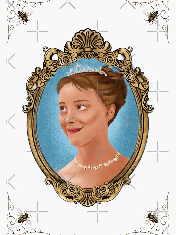 "Bridgerton - Daphne" Sticker by enami | Redbubble