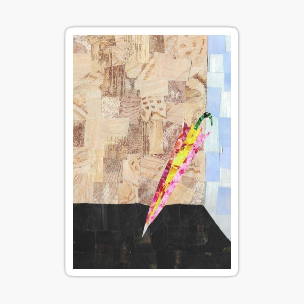 "Closed Parasol" Sticker by cajunhusker | Redbubble