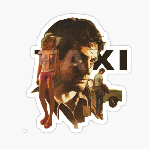 "Vintage Taxi Driver" Sticker by MartinEden73 | Redbubble