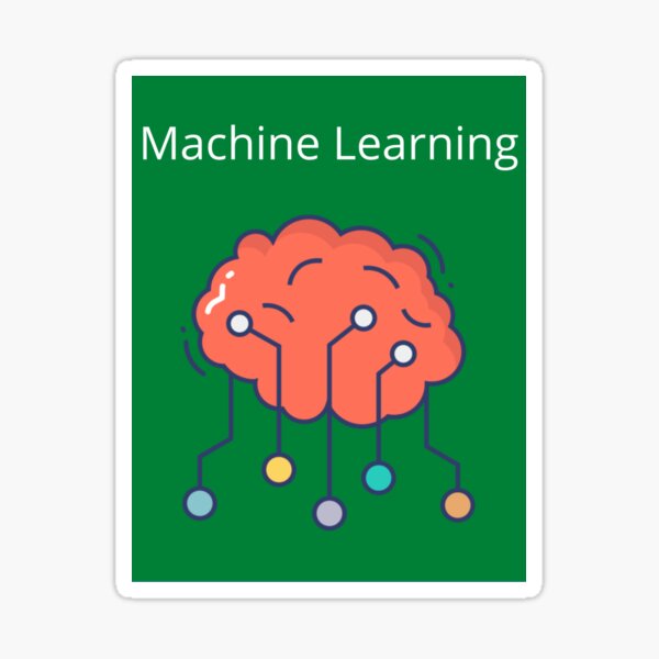 "Machine Learning " Sticker by UpcomingTech | Redbubble