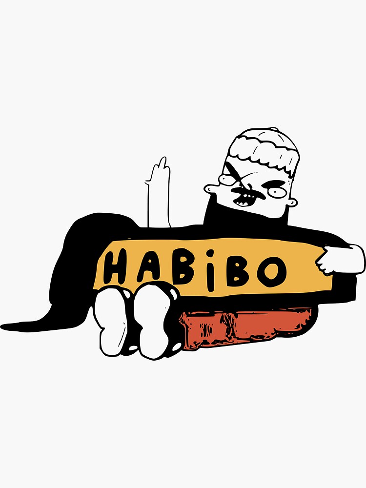 "Habibo" Sticker for Sale by Dollarex | Redbubble