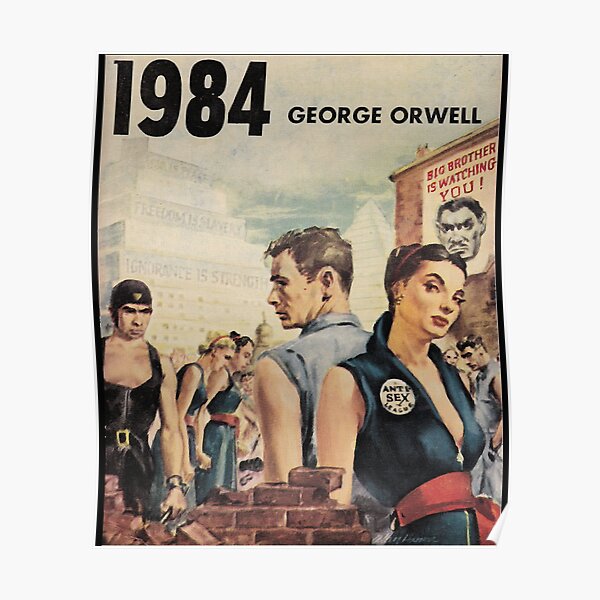 "1984 - George Orwell Classic " Poster for Sale by MccartVera | Redbubble