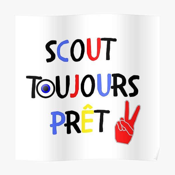 "Always Ready Scout - Scouting" Poster for Sale by ValleevalStudio ...
