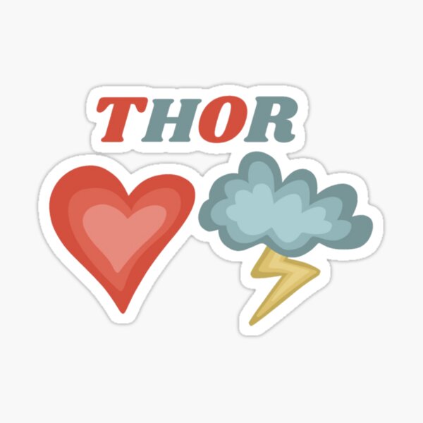 "Thor Love and Thunder" Sticker for Sale by tartefilm | Redbubble