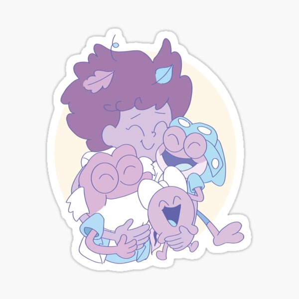 "cute anne boonchuy, marcy wu , frog and sprig !!! - Amphibia" Sticker ...
