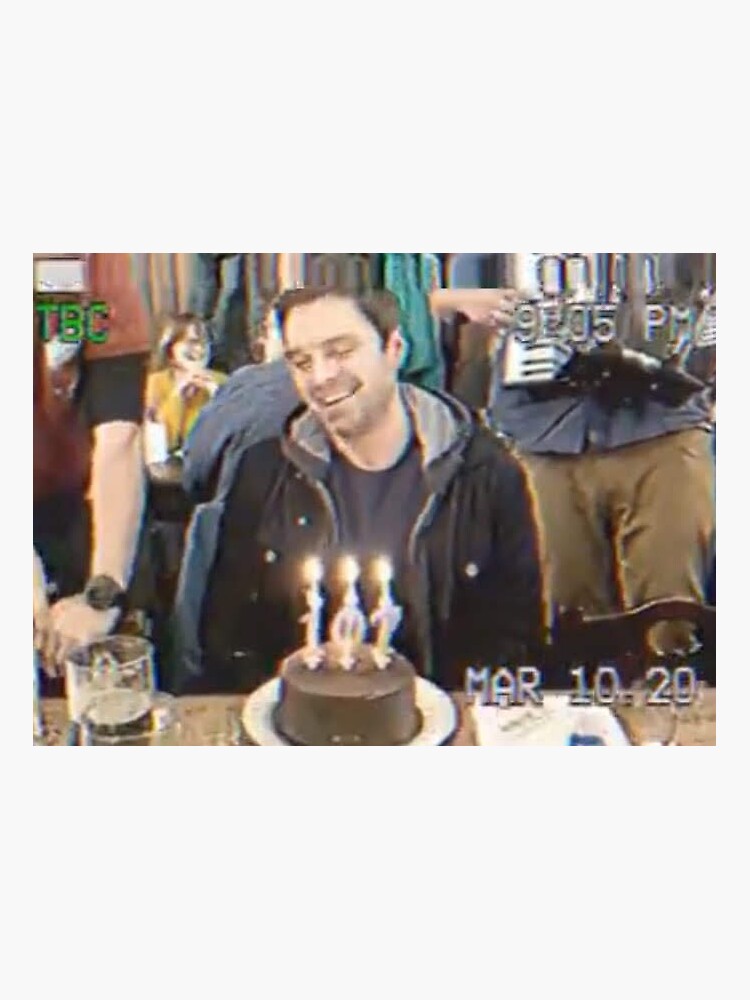 "Happy birthday, Bucky" Sticker by hopenoel | Redbubble