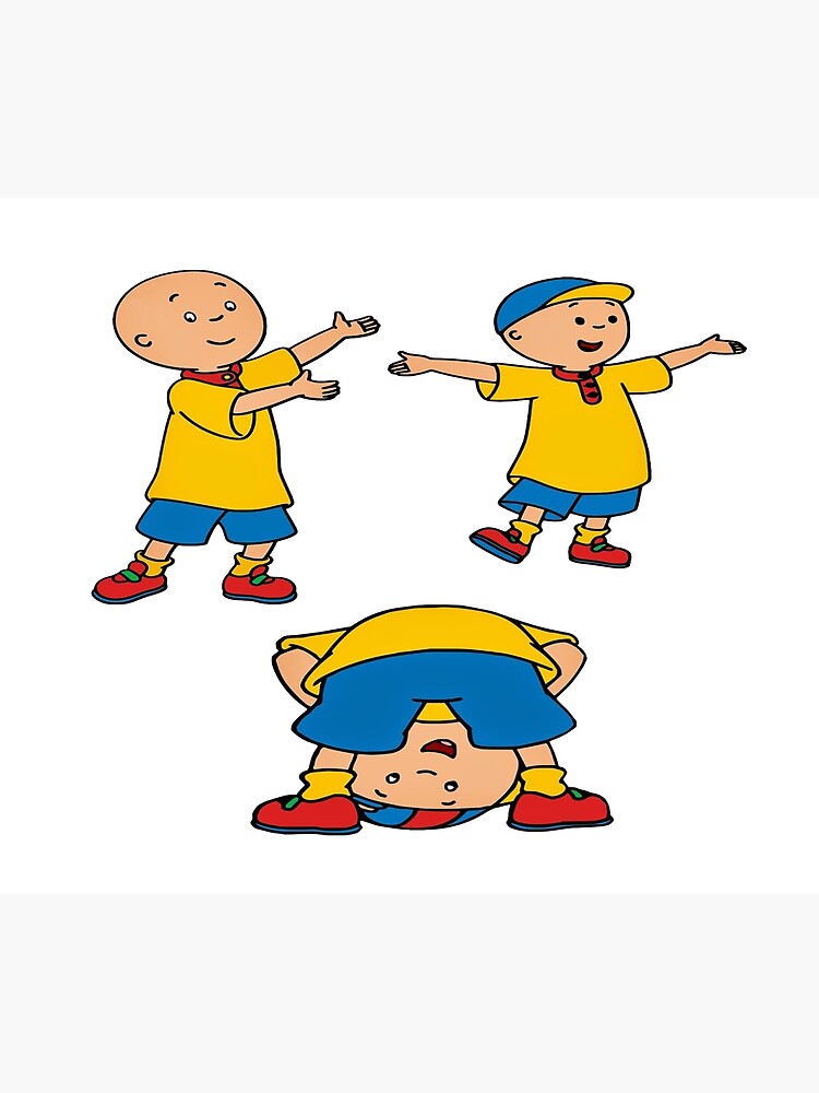 " caillou, caillou and dog" Poster for Sale by Par-kids | Redbubble