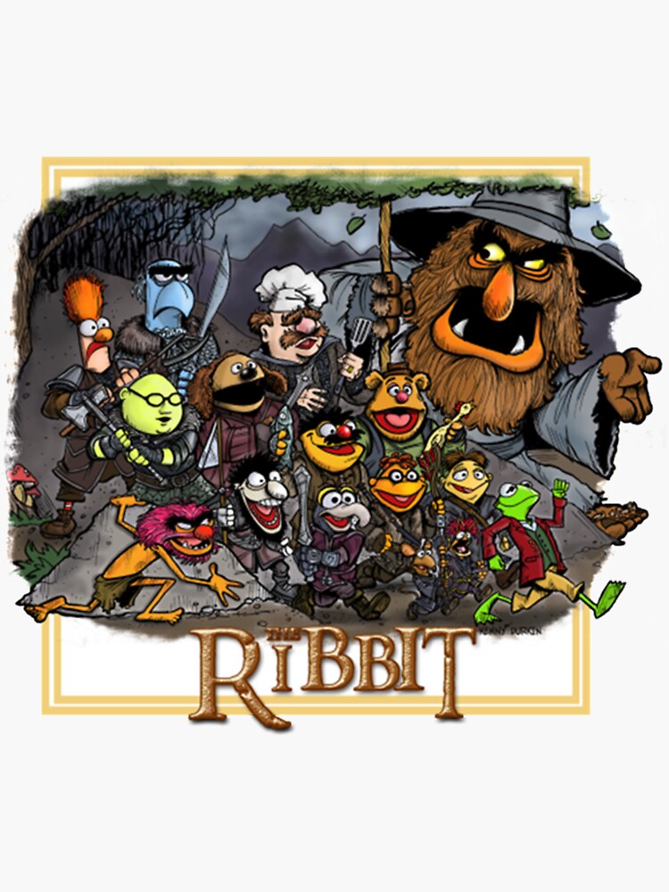 "The Ribbit " Sticker for Sale by AbigailDye | Redbubble