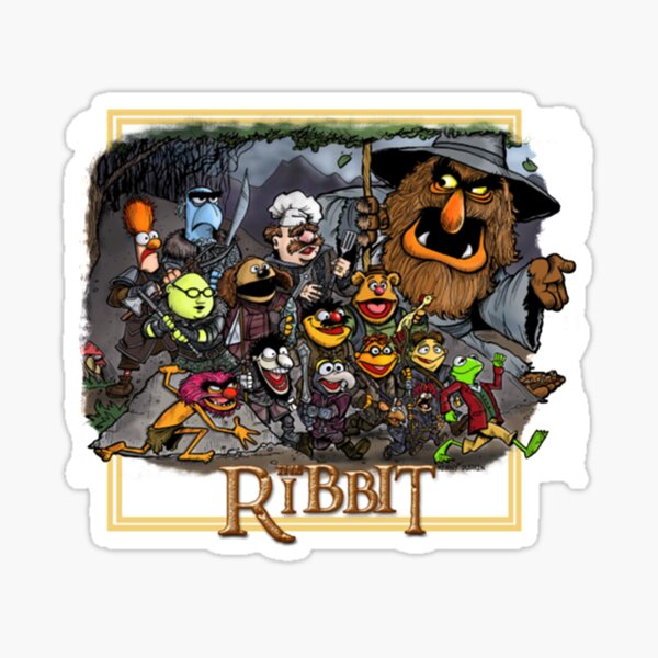 "The Ribbit " Sticker for Sale by AbigailDye | Redbubble
