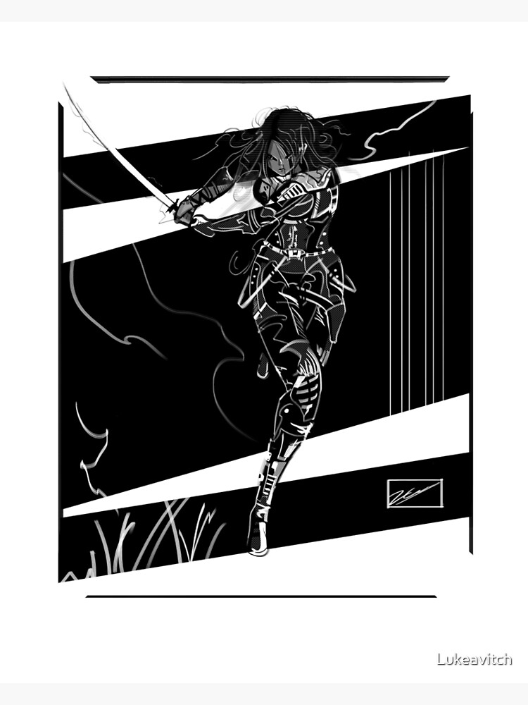 "Sword Slash Attack" Poster for Sale by Lukeavitch | Redbubble