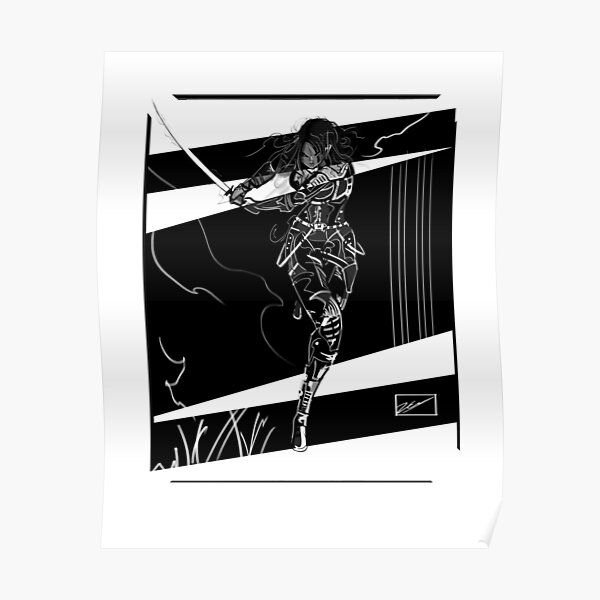 "Sword Slash Attack" Poster for Sale by Lukeavitch | Redbubble