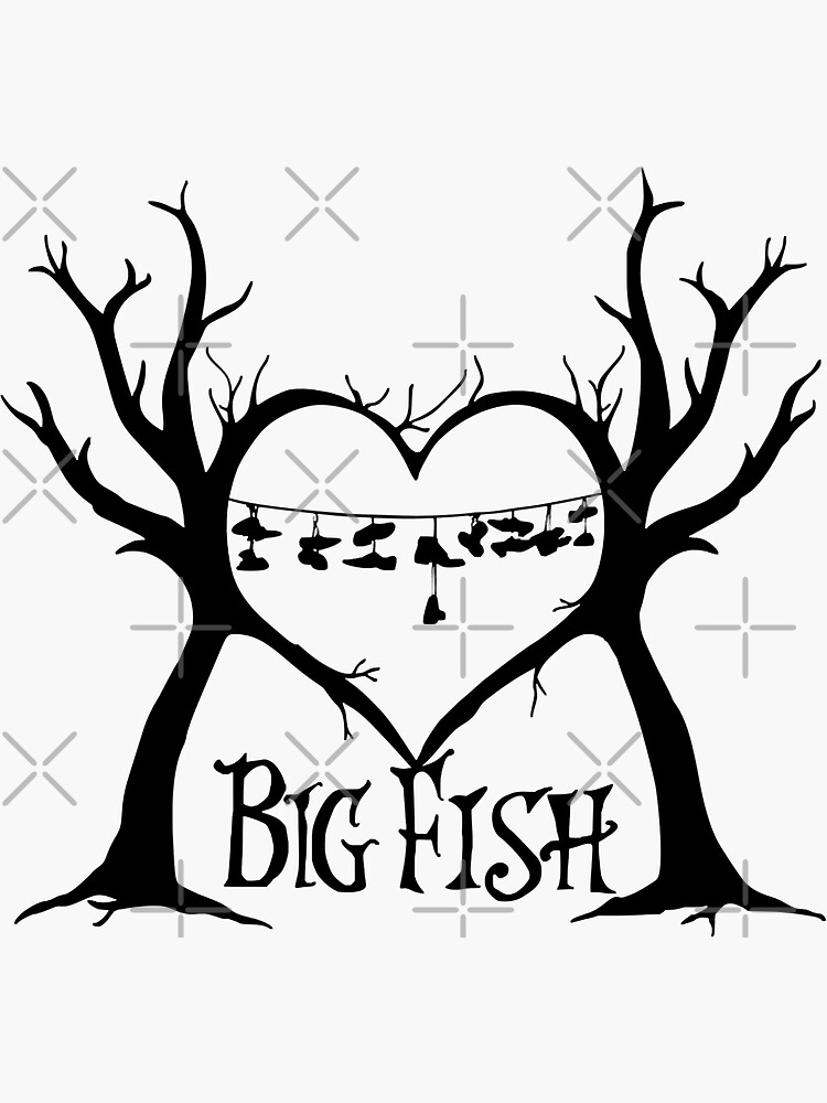 "Big Fish Tree My Favorite" Sticker for Sale by RamonCynthia9 | Redbubble