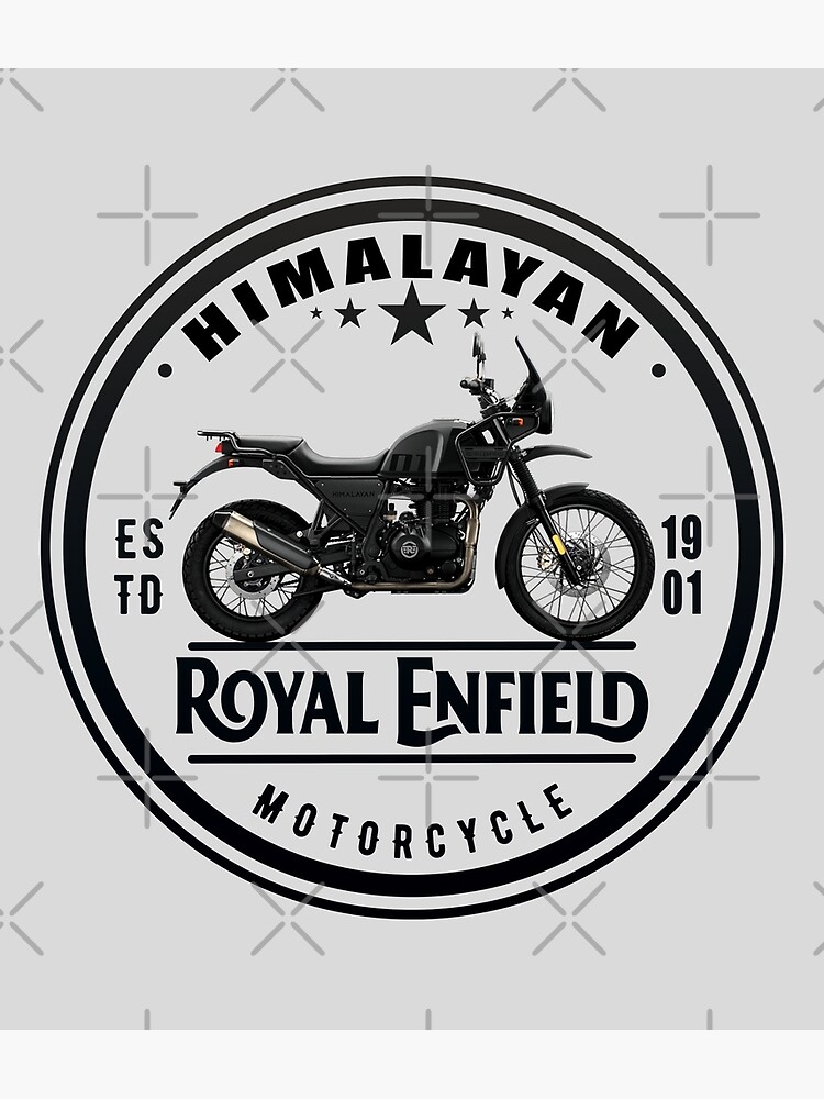 "Custom Graphic Designs of Royal enfield Himalayan" Poster for Sale by ...