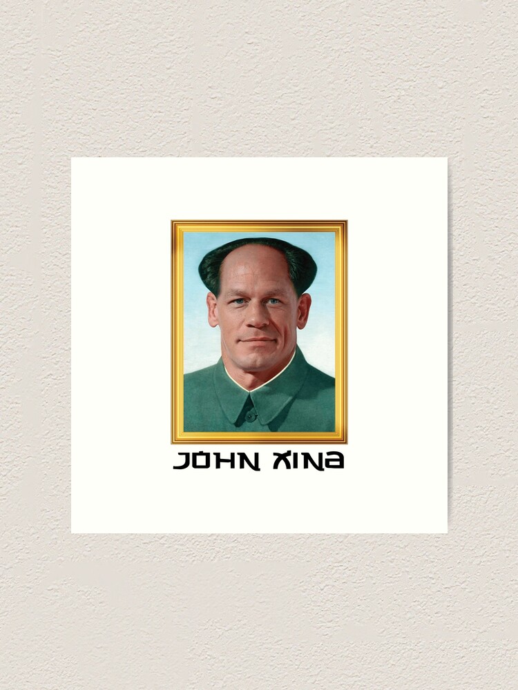 "JOHN CENA JOHN XINA-LOGO" Art Print for Sale by AydenChri55 | Redbubble