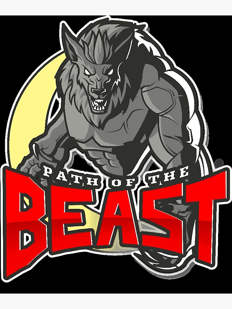 "Path of the Beast Barbarian DnD" Art Print by GaryPickering | Redbubble