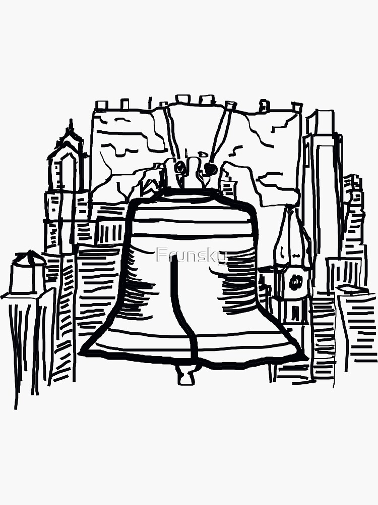"Liberty Bell" Sticker for Sale by Frunsky | Redbubble