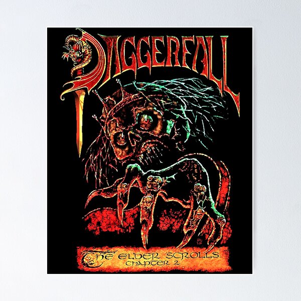 "The Elder Scrolls II: Daggerfall" Poster for Sale by GaryPickering ...
