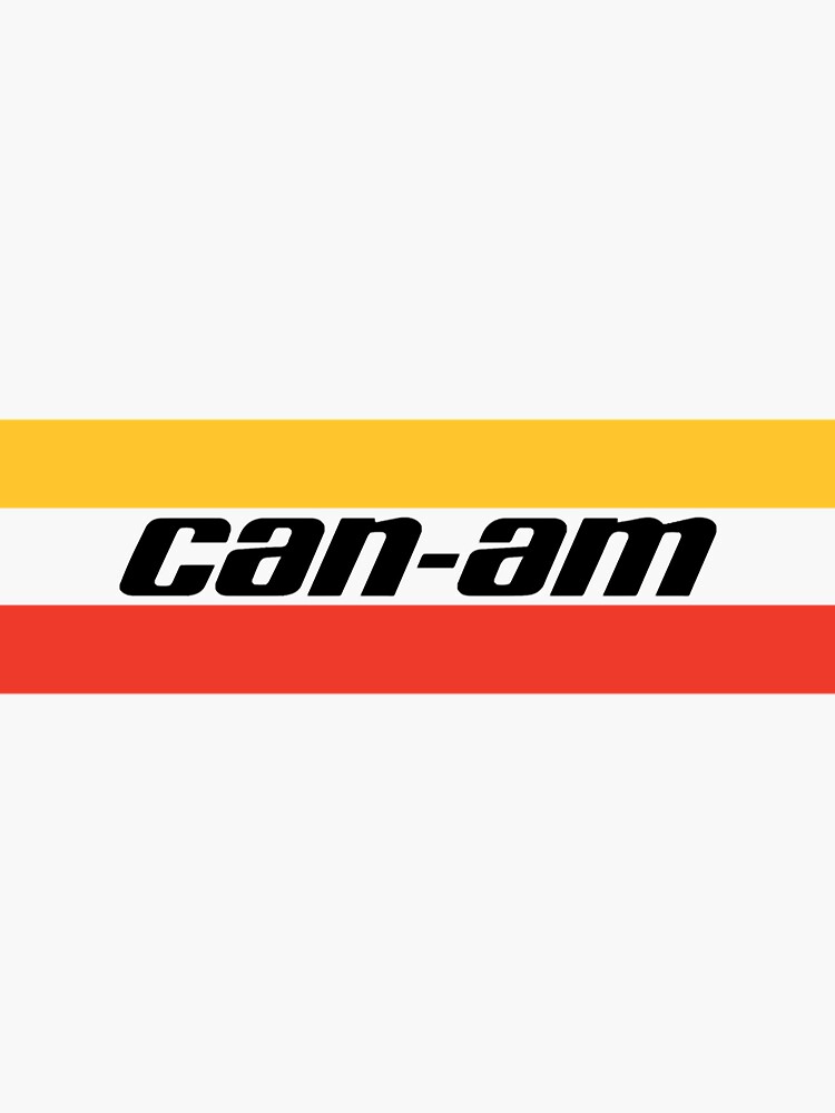 "Can am retro logo classic t shirt" Sticker for Sale by DeborahSbragia ...