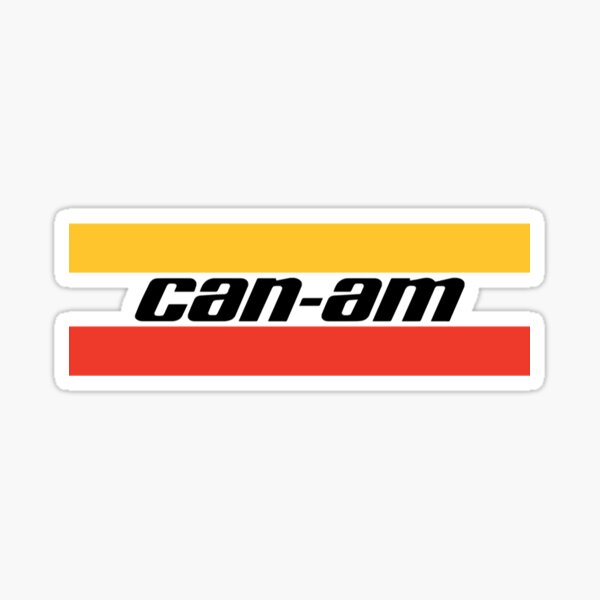 "Can am retro logo classic t shirt" Sticker for Sale by DeborahSbragia ...