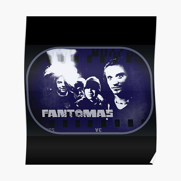 "Fantômas (Band) Sticker" Poster for Sale by shermanwil | Redbubble