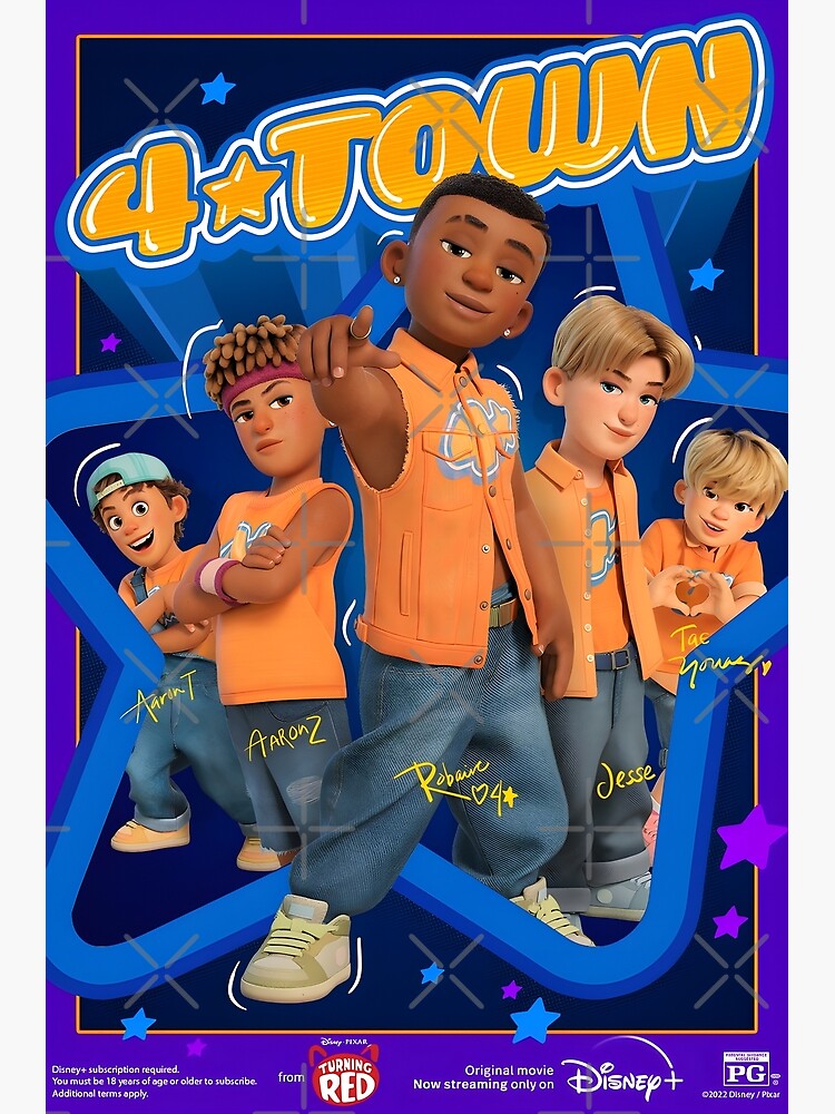 4*TOWN Band (TURNING RED) Premium Matte Vertical Poster sold by Eslam ...