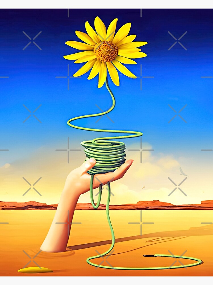 "Surrealism Flower Salvador Dali" Poster for Sale by kristianclopez ...