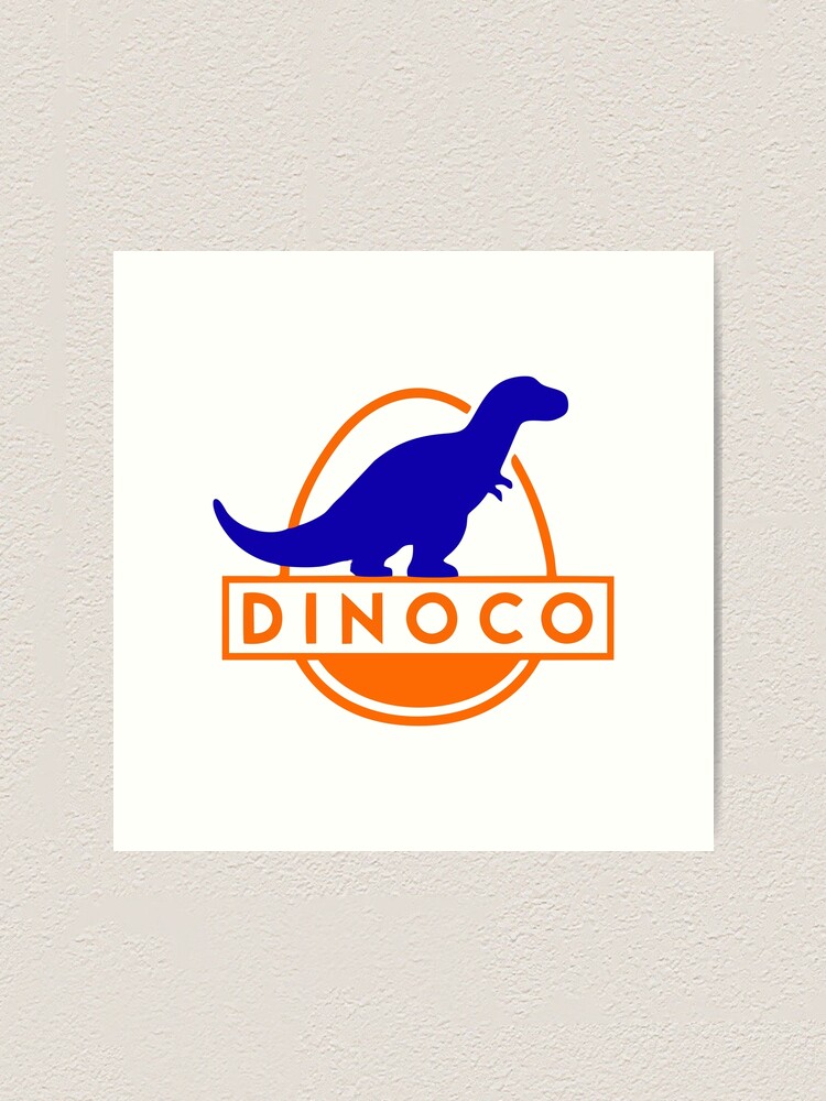 "DINOCO - LOGO" Art Print for Sale by JuliaMcInty501 | Redbubble