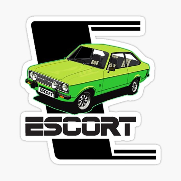 "Escort Mk2 " Sticker by Covered029 | Redbubble