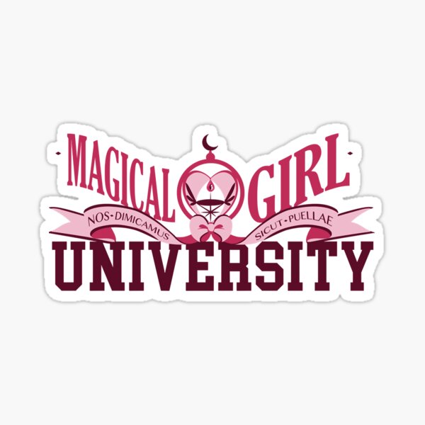 "Magical Girl University" Sticker by Covered029 | Redbubble