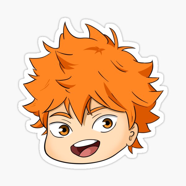 "Hinata Shoyo" Sticker by TamashiSensei | Redbubble